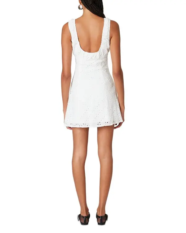 NIA Cedar Eyelet Dress - White