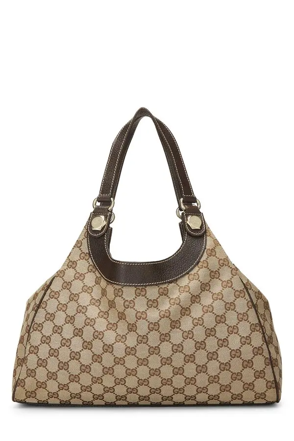 Gucci Original Gg Canvas Charmy Shoulder Bag - Brown