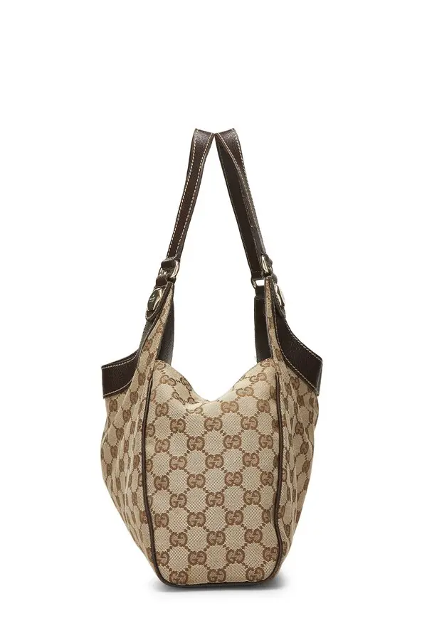Gucci Original Gg Canvas Charmy Shoulder Bag - Brown