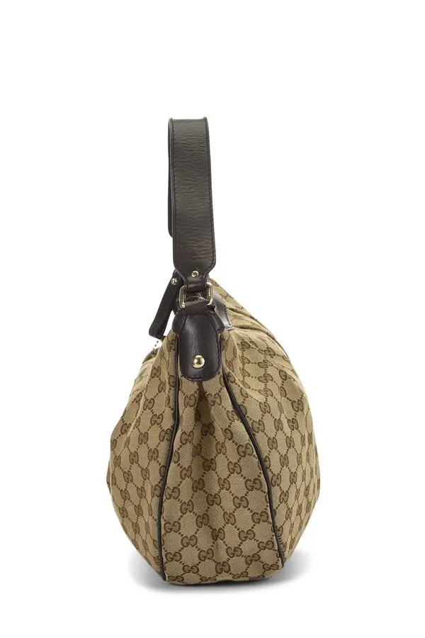 Gucci Original Gg Sukey Hobo - Brown