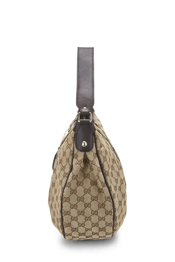 Gucci Original Gg Sukey Hobo - Brown