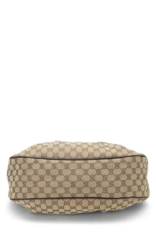 Gucci Original Gg Sukey Hobo - Brown