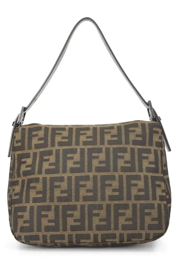 Fendi Zucca Shoulder Bag - Brown