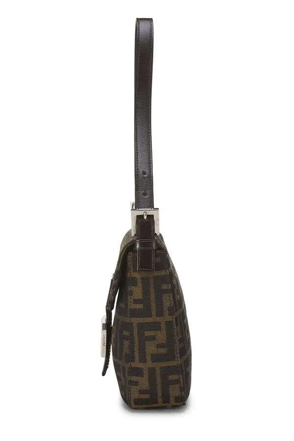 Fendi Zucca Canvas Shoulder Bag