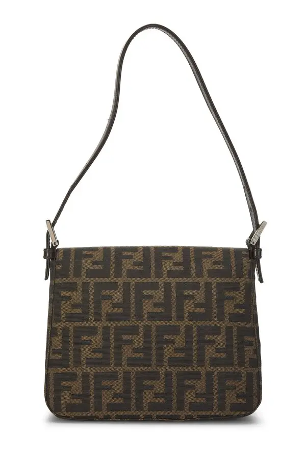 Fendi Zucca Canvas Shoulder Bag