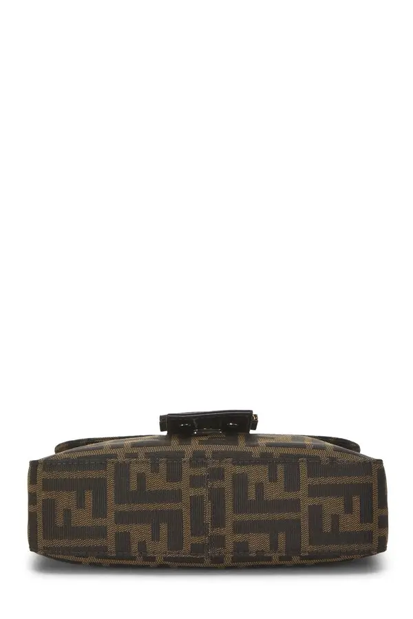 Fendi Zucca Canvas Shoulder Bag