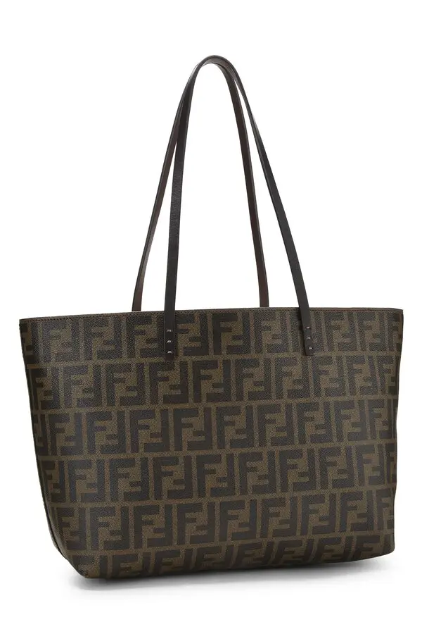 Fendi Zucca Coated Canvas Roll Tote