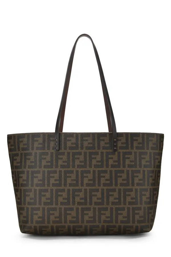 Fendi Zucca Coated Canvas Roll Tote