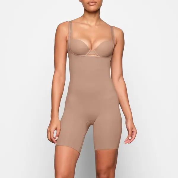 SKIMS Seamless Sculpt Butt Lifting Open Bust Bodysuit - Sienna