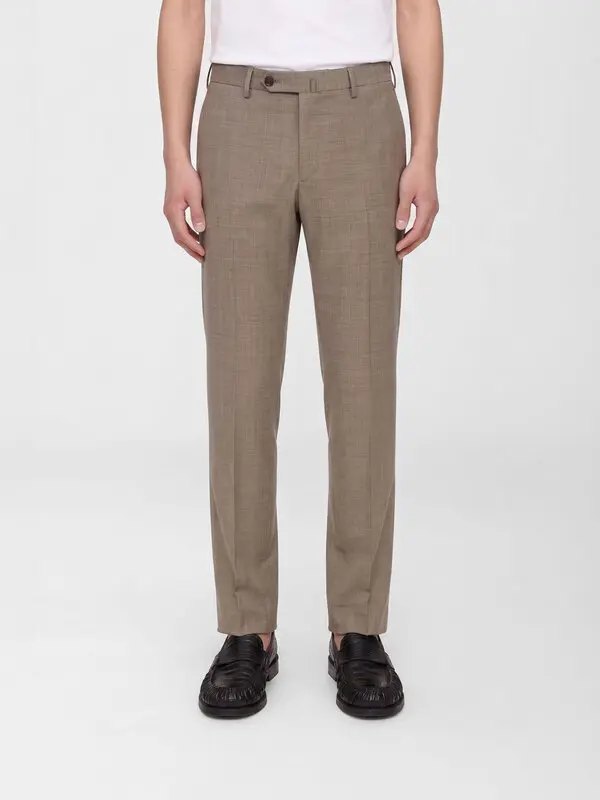PT TORINO Tailored Trousers - Biscuit