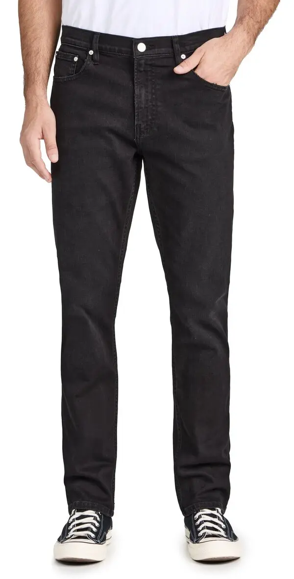 FRAME Modern Straight Leg Jeans - Raven