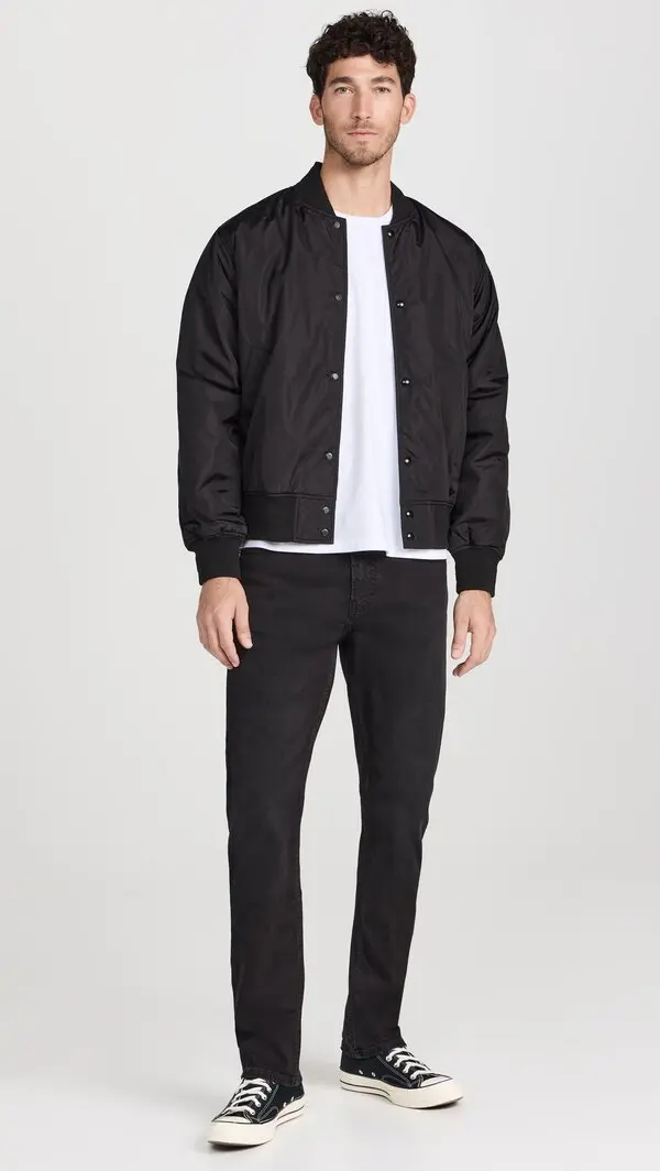 FRAME Modern Straight Leg Jeans - Raven