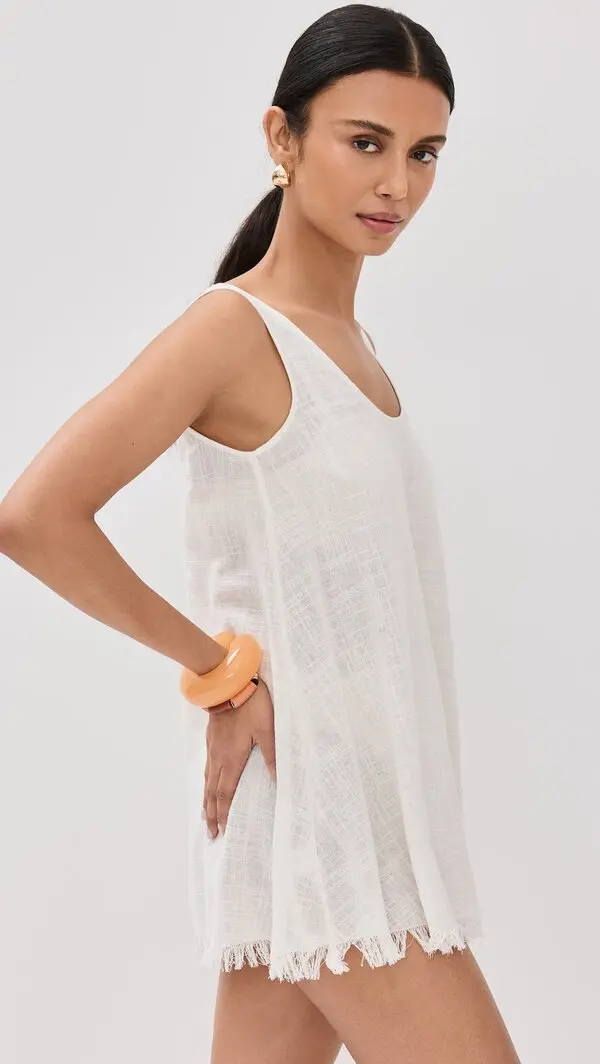 Staud Tillie Dress - Buttercream