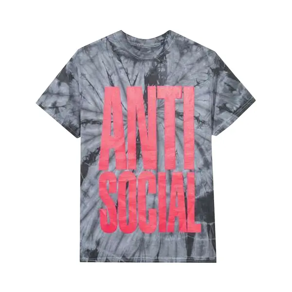 ANTI SOCIAL SOCIAL CLUB Heatwave Tee Tie Dye - Black