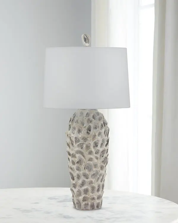 JOHN-RICHARD COLLECTION Ostra Table Lamp - Silver