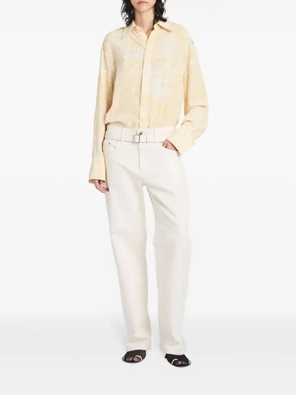 Proenza Schouler Abstract-pattern Shirt - Yellow