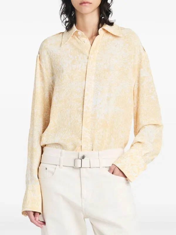 Proenza Schouler Abstract-pattern Shirt - Yellow