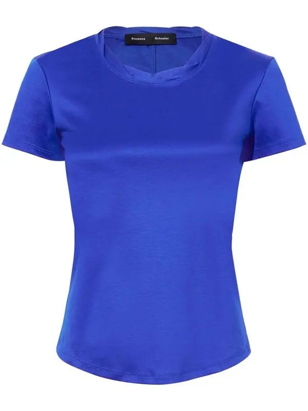 Proenza Schouler Maren Organic Cotton T-shirt - Blue