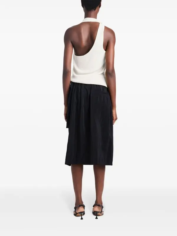 Proenza Schouler Knitted Halterneck Top - White