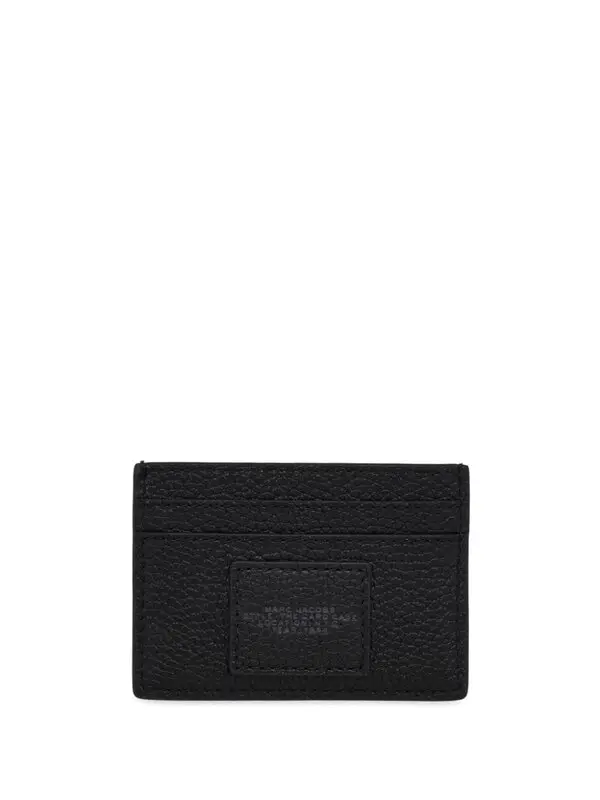 Marc Jacobs Logo-print Leather Cardholder - Black
