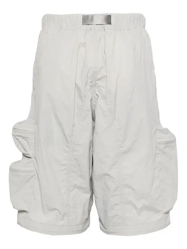 SPOONYARD Belted Wide-leg Shorts - Grey