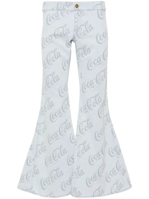ERL X Coca-cola Jacquard Flared Jeans