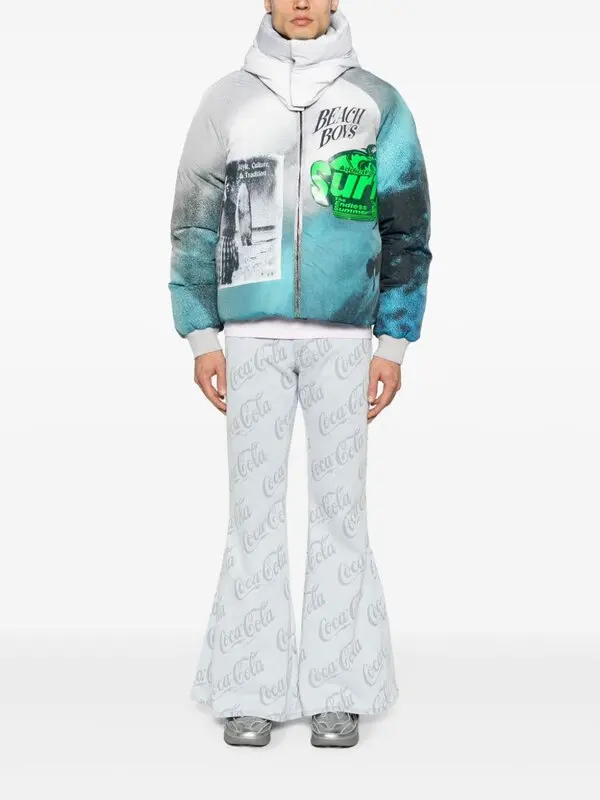 ERL X Coca-cola Jacquard Flared Jeans