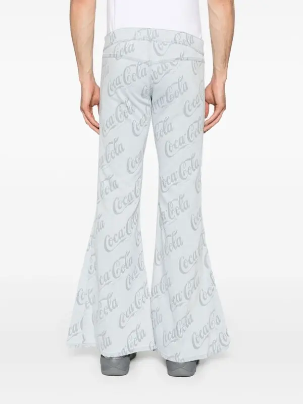 ERL X Coca-cola Jacquard Flared Jeans