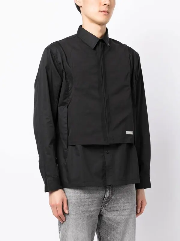 C2H4 Long-sleeved Layered Shirt