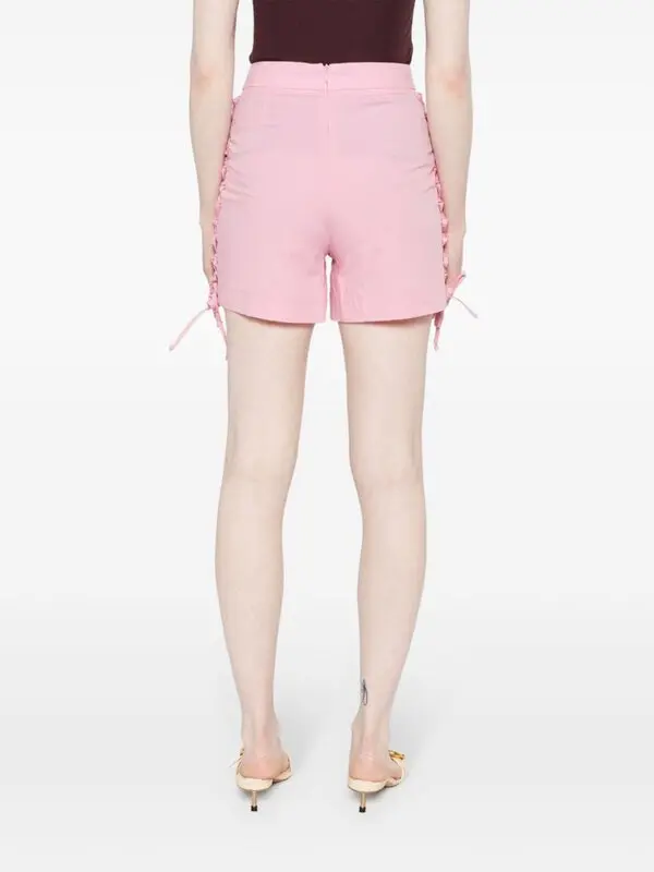Federica Tosi Lace-up Poplin Shorts