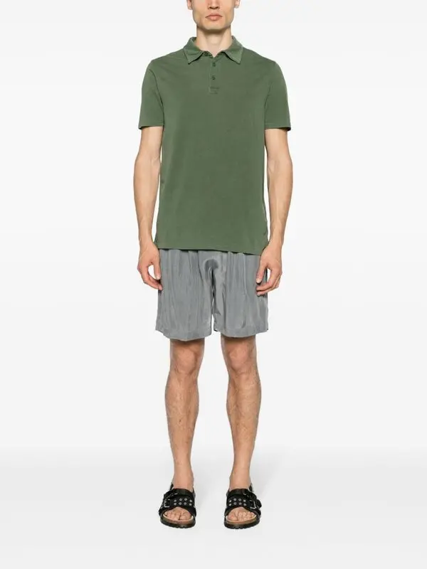 Majestic Filatures Organic Cotton-blend Polo Shirt - Green