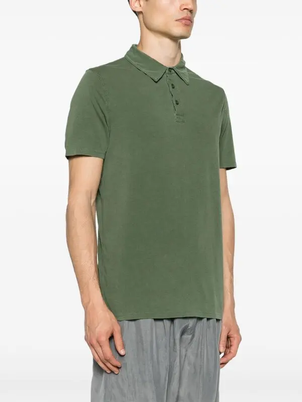 Majestic Filatures Organic Cotton-blend Polo Shirt - Green