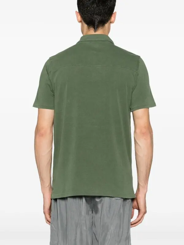 Majestic Filatures Organic Cotton-blend Polo Shirt - Green