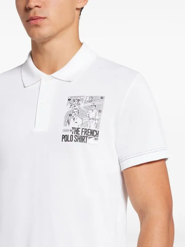 Lacoste Movement Graphic-print Polo Shirt