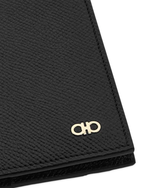 FERRAGAMO Gancini Credit Card Holder - Black