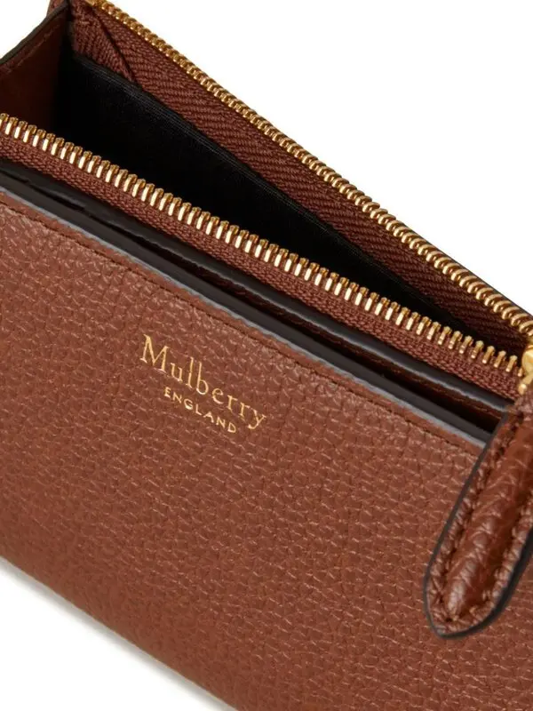 Mulberry Continental Bi-fold Leather Wallet - Brown