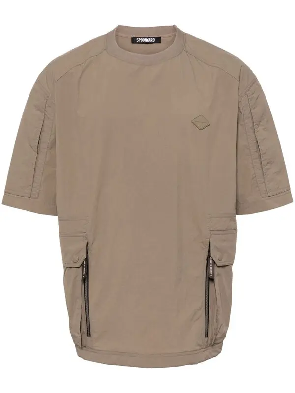 SPOONYARD Logo-appliquéd T-shirt