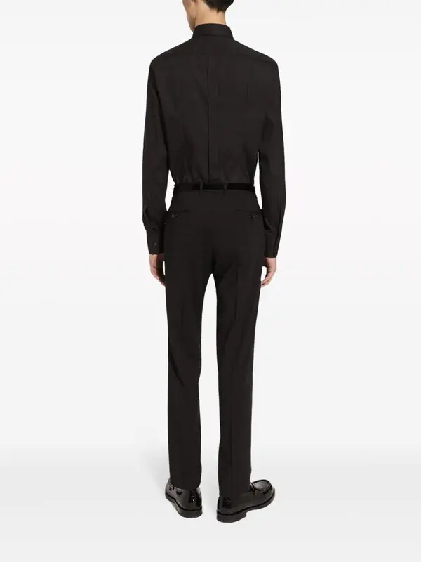 Dolce & Gabbana Long-sleeve Stretch-cotton Shirt