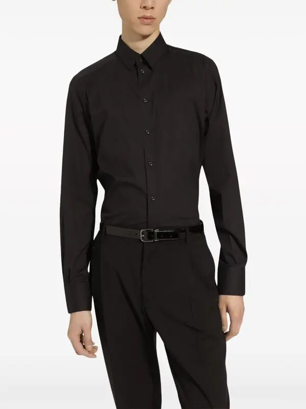 Dolce & Gabbana Long-sleeve Stretch-cotton Shirt