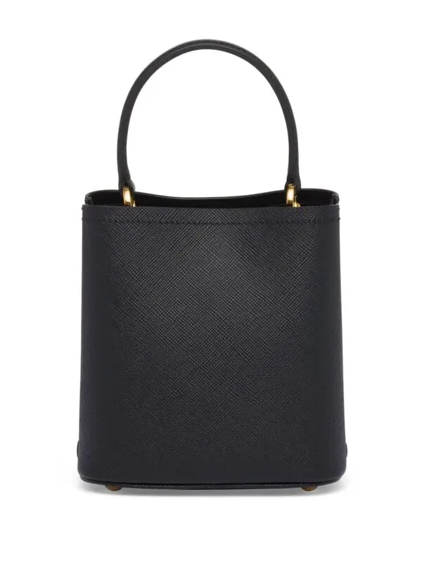 Prada Saffiano Leather Mini Tote - Black