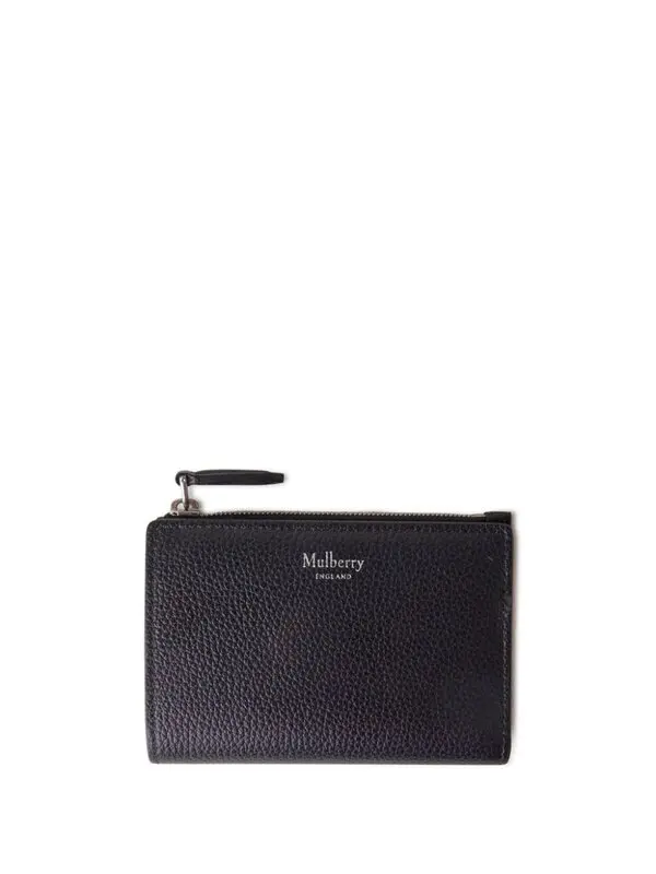 Mulberry Continental Bi-fold Leather Wallet - Black