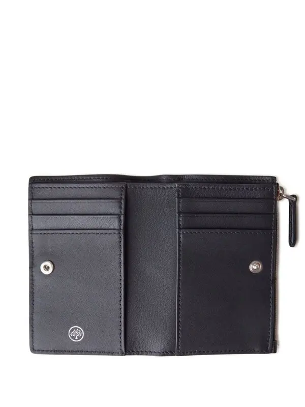 Mulberry Continental Bi-fold Leather Wallet - Black