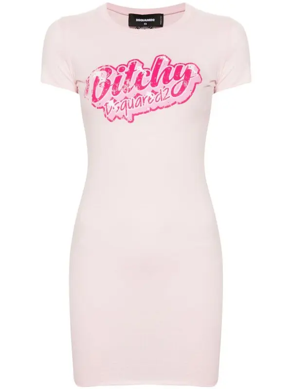 Dsquared2 Logo-print Mini Dress