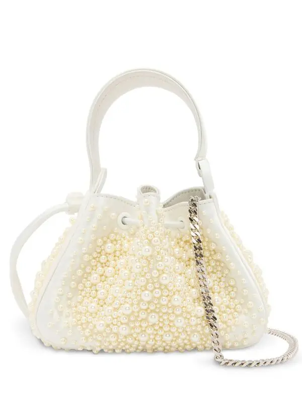 Oscar De La Renta Embellished Mini Bag - Neutrals