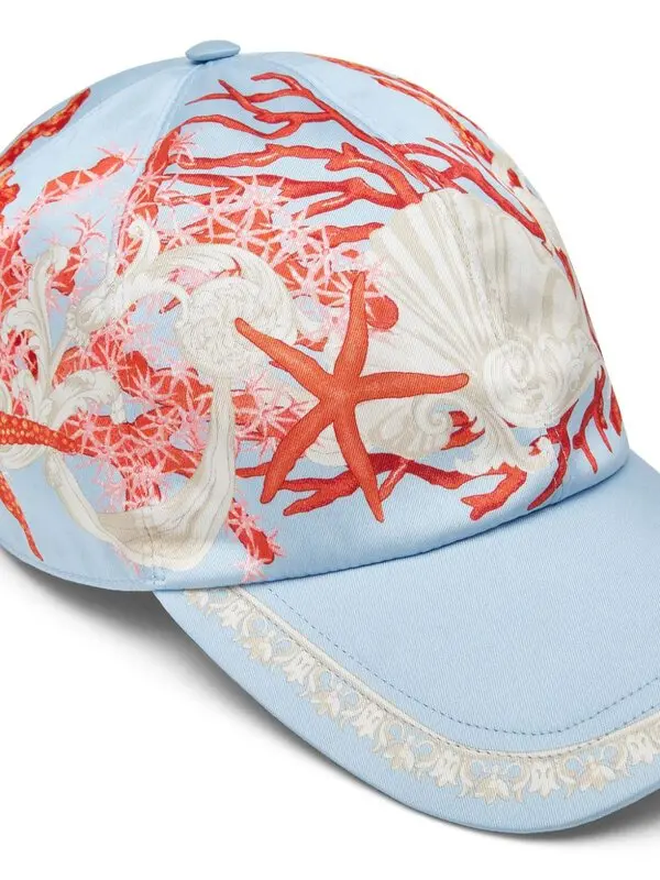 NEW Versace Barocco Sea Baseball Cap VERSACE Barocco Sea Baseball Cap | REVERSIBLE main image 2