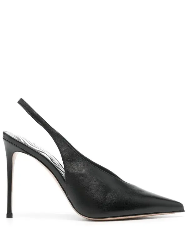 LE SILLA 105mm Leather Slingback Pumps