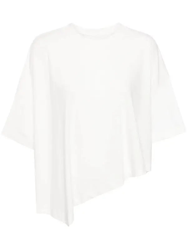 SYSTEM Asymmetric Drop-shoulder T-shirt