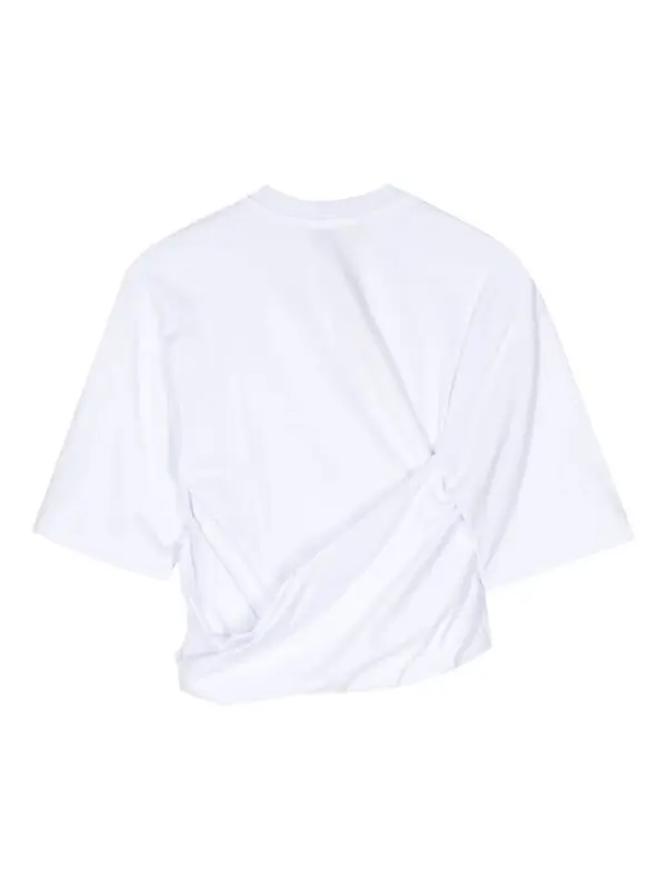 LITKOVSKA Draped Cotton T-shirt
