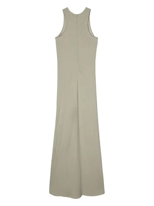 AMI Paris Bias-cut Maxi Dress - Green