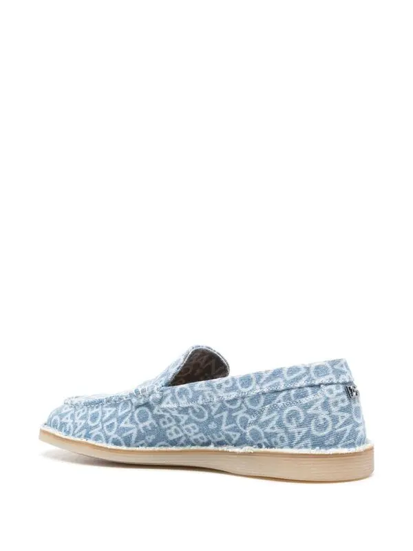 Dolce & Gabbana Logo-print Denim Loafers
